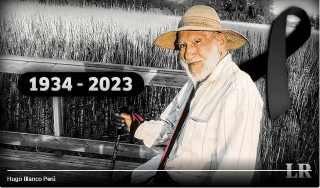 Hugo Blanco Galdós, lí­der de izquierda y exsenador de la República ...